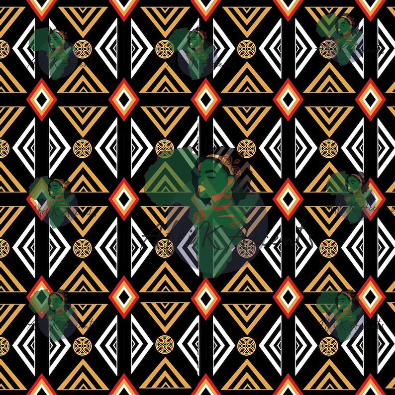 Cameroon Toghu Bamenda - Digital Paper - Etsy