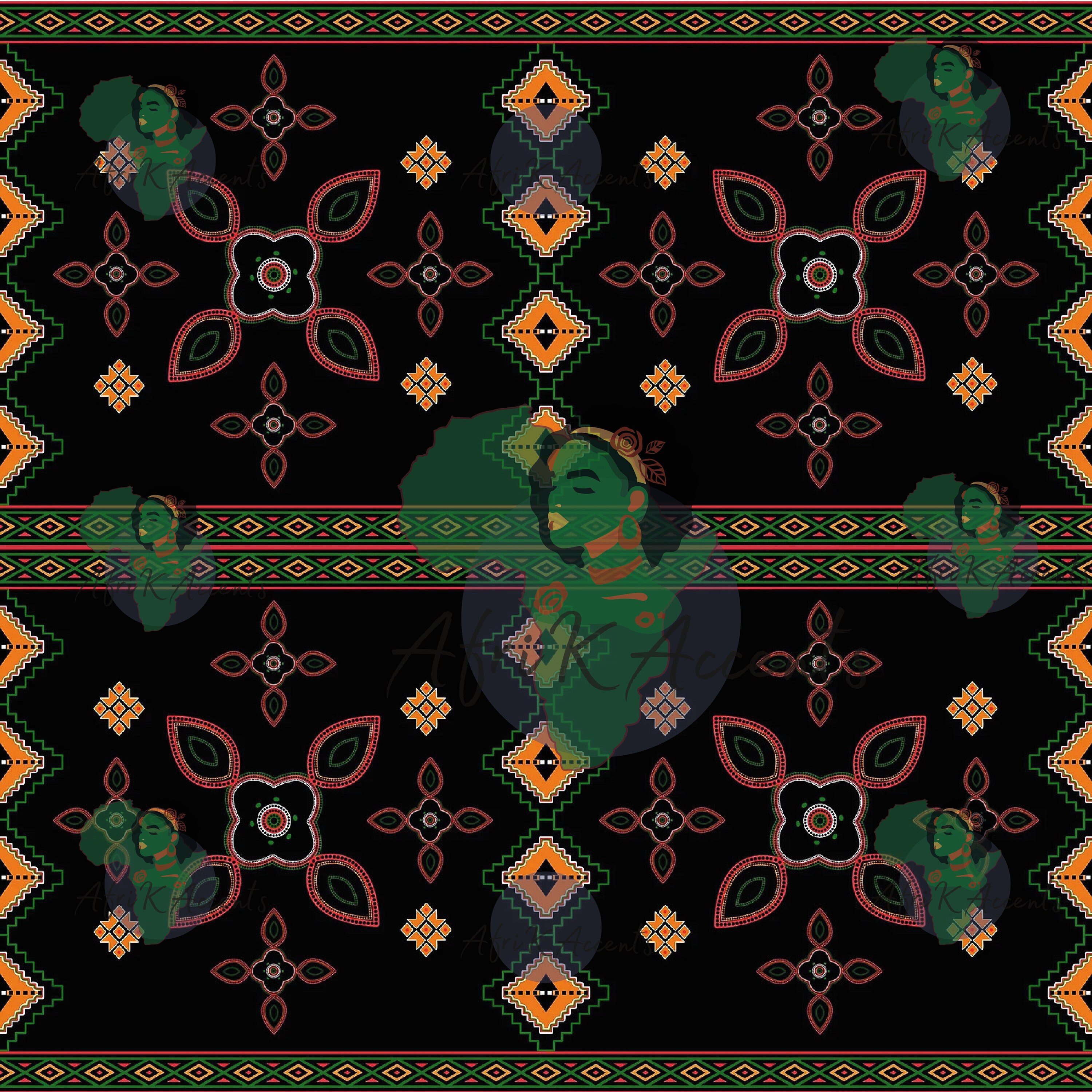 Cameroon Toghu Bamenda - Digital Paper - Etsy