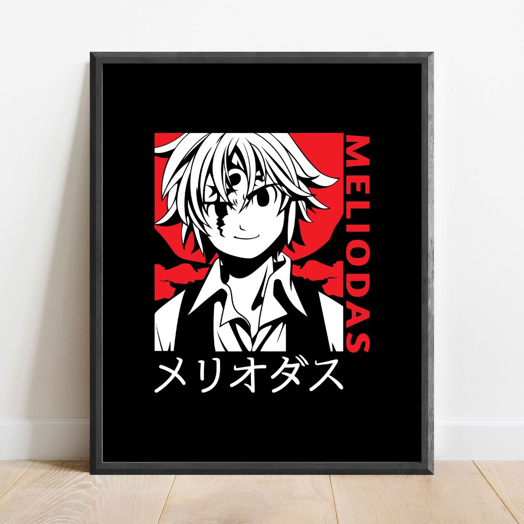 Japanese Anime Characters Wall Art Print Poster Comic Room Decor Manga ...