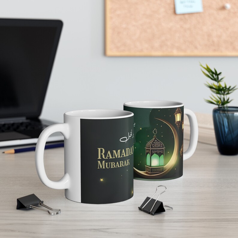 Ramadan Mubarak Mug 11oz, Ramadan Gifts, Eid Gifts for Muslims, Fasting ...