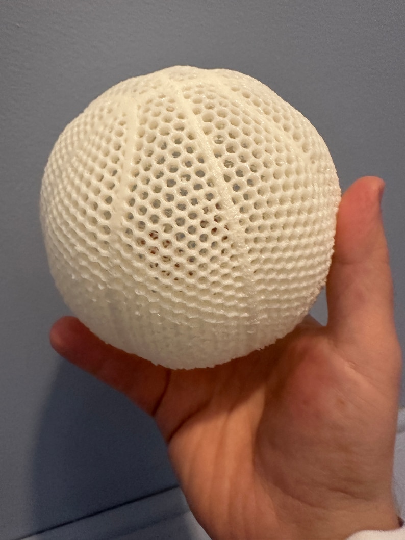 Mini 3D Printed Basketball - Etsy