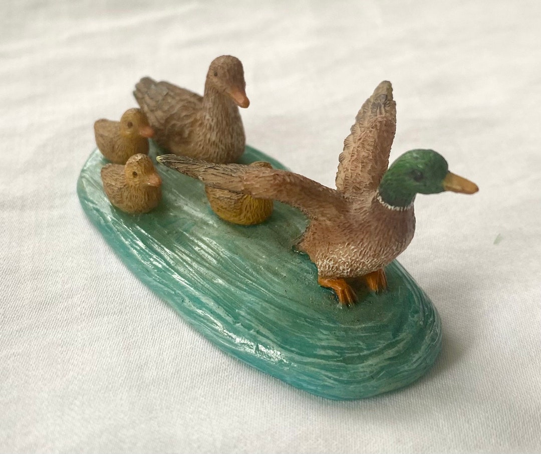 Miniature Mallard Duck Family for Fairy Garden. - Etsy