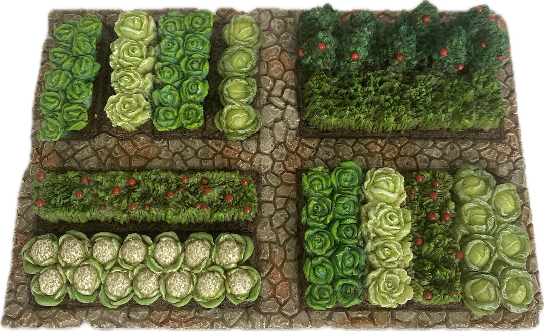Miniature Fairy Garden Vegetable Garden Patch Etsy