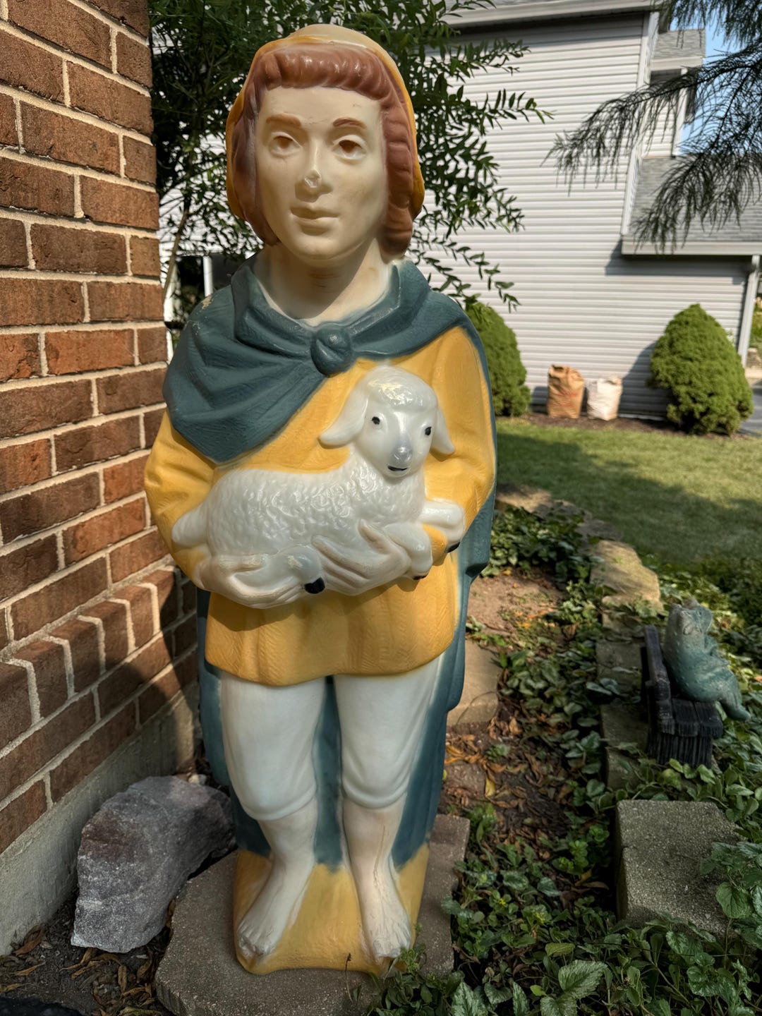 Rare Poloron Shepard Nativity Blow Mold Christmas - Etsy