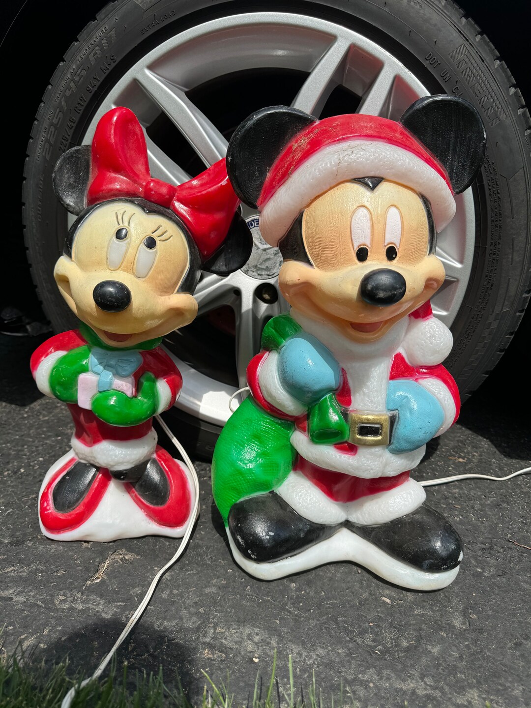 Rare Christmas Disney Mickey and Minnie Blow Molds - Etsy