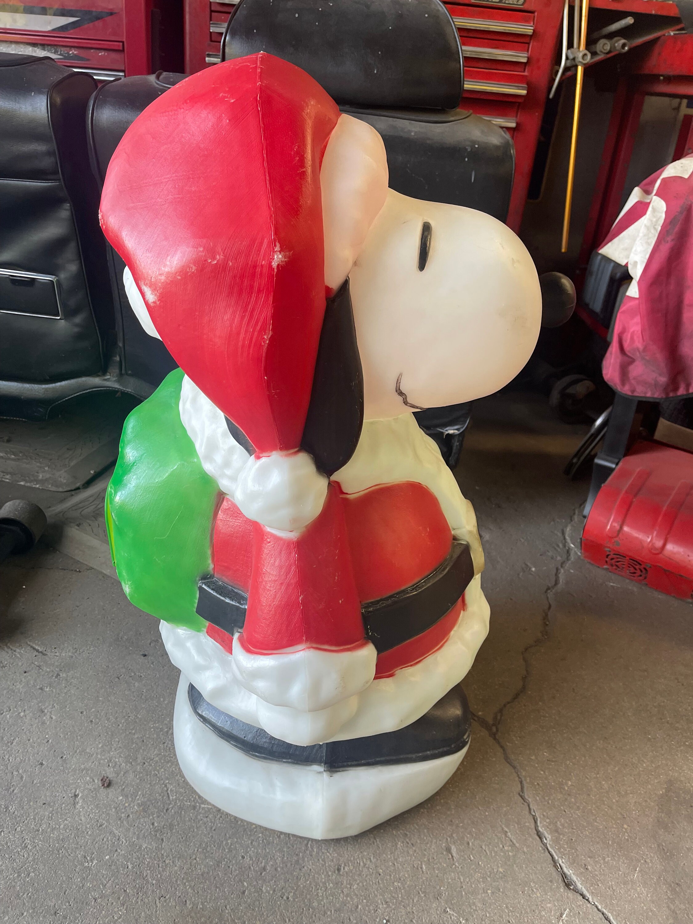 Christmas Santas Best Snoopy Peanuts Blow Mold - Etsy