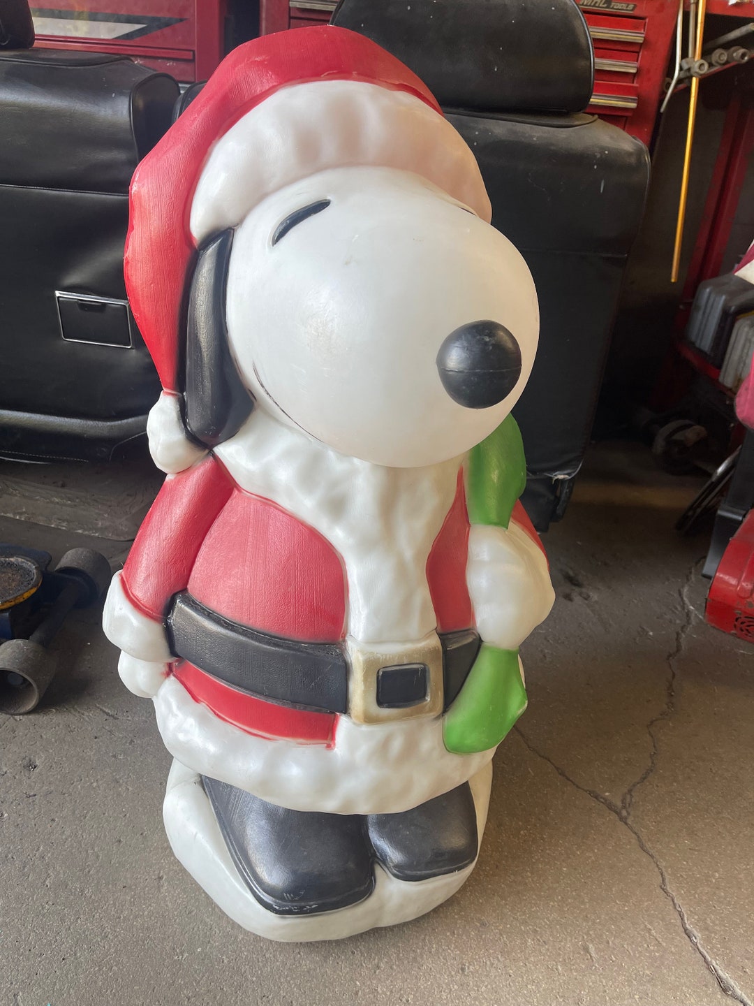 Christmas Santas Best Snoopy Peanuts Blow Mold - Etsy