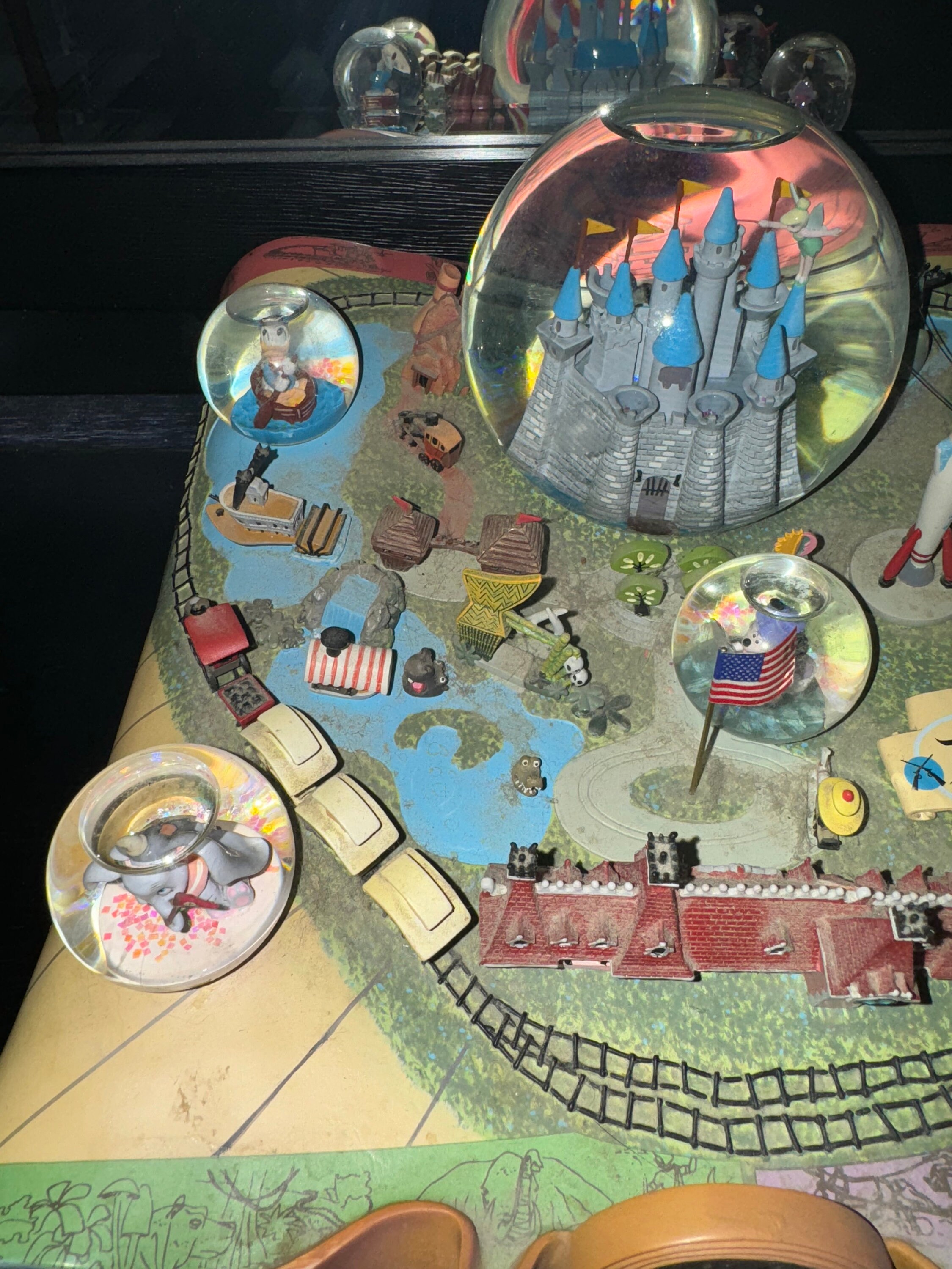 Rare Disneyland Snow Globe Map Figure Disney - Etsy