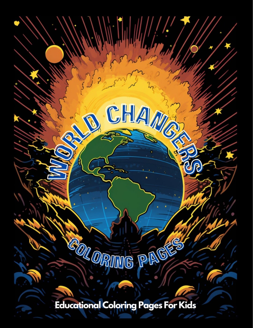 World Changers Coloring Pages - Educational Coloring Pages for Kids - Etsy