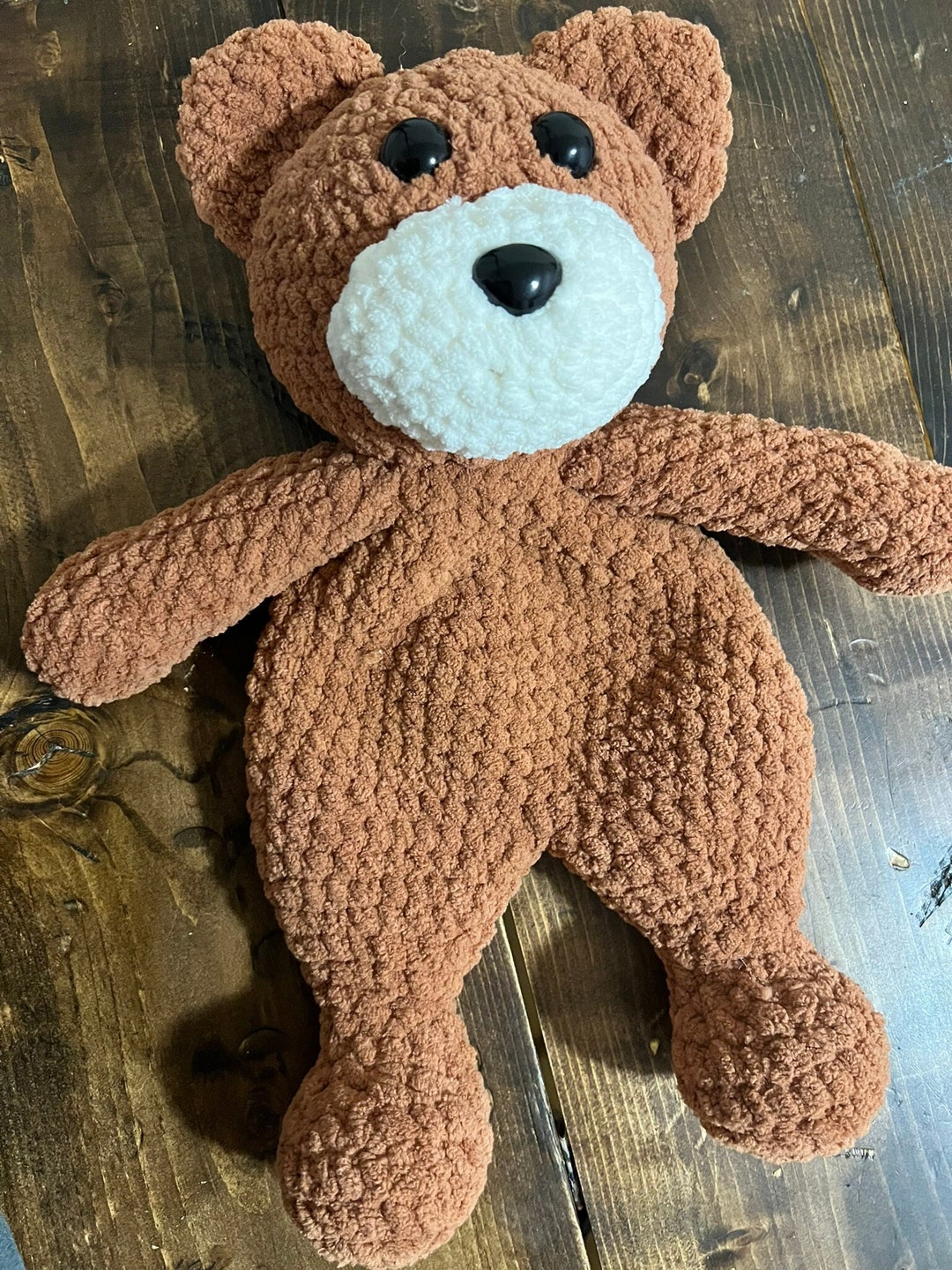 Crochet Bear, Bear Snuggler Plushie, Cute Teddy, Plush, Plush Toy ...