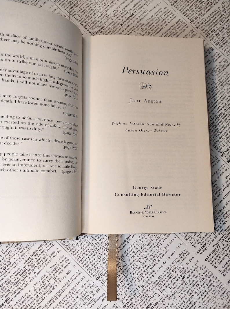 Persuasion by Jane Austen - Etsy