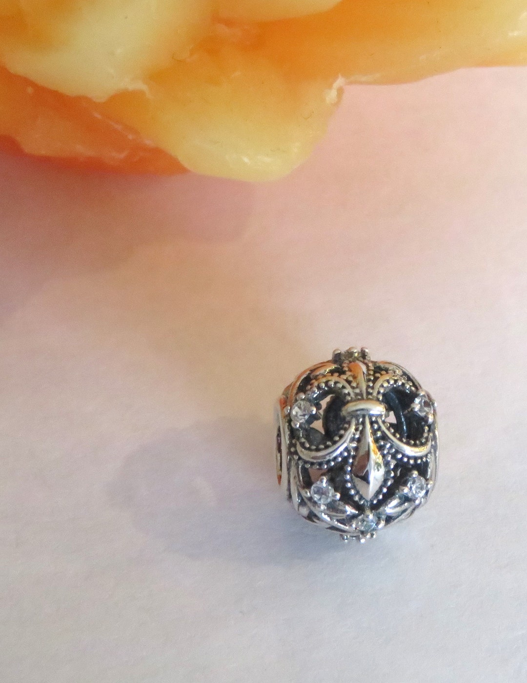 Pandora Sterling Silver Fleur-de-lis Charm - Etsy