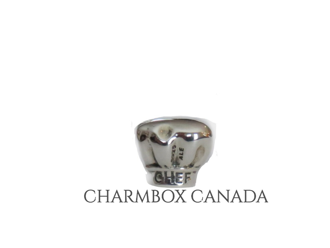 Pandora Sterling Silver Chef Hat I Love Cooking Charm - Etsy