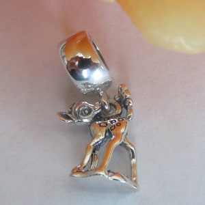 Pandora Sterling Silver Disney Bambi Dangle Charm - Etsy