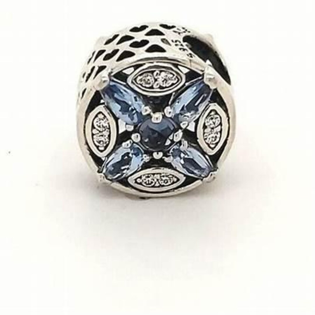 Pandora Sterling Silver Patterns of Frost CZ Charm - Etsy
