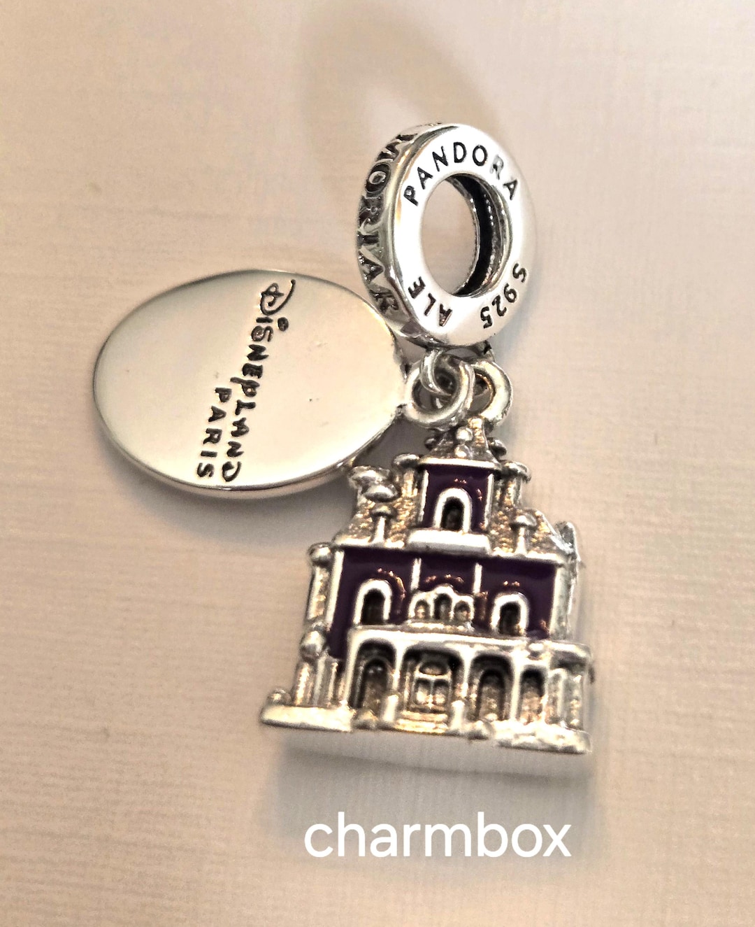 Pandora Sterling Silver Disney Parks Paris Phantom Manor Charm - Etsy