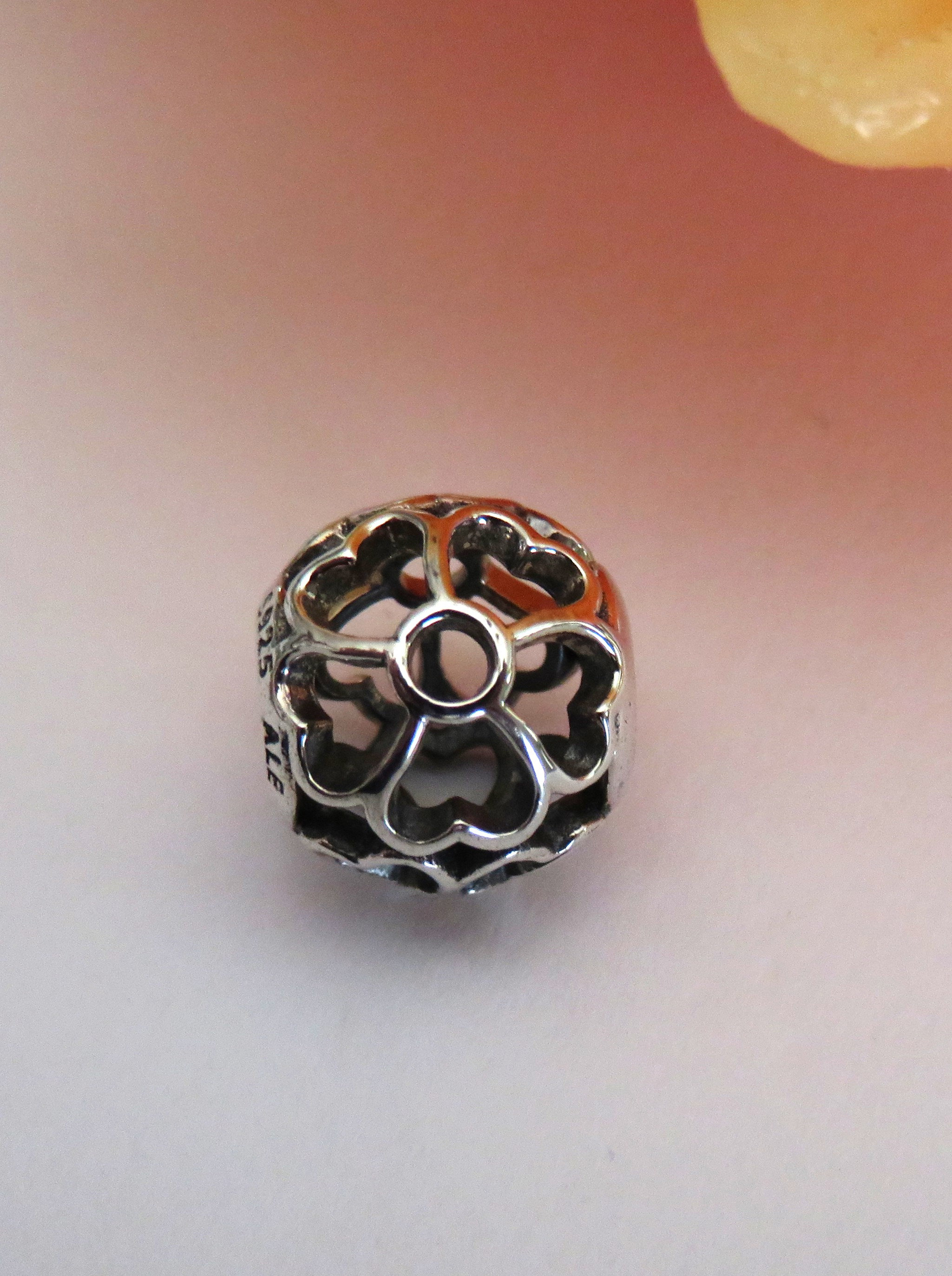 Pandora Sterling Silver Primrose Openwork Charm - Etsy