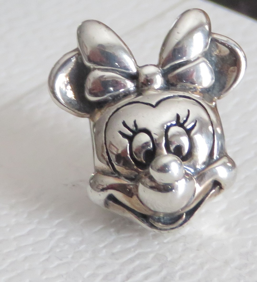 Pandora Sterling Silver Minnie Mouse Portrait Charm - Etsy