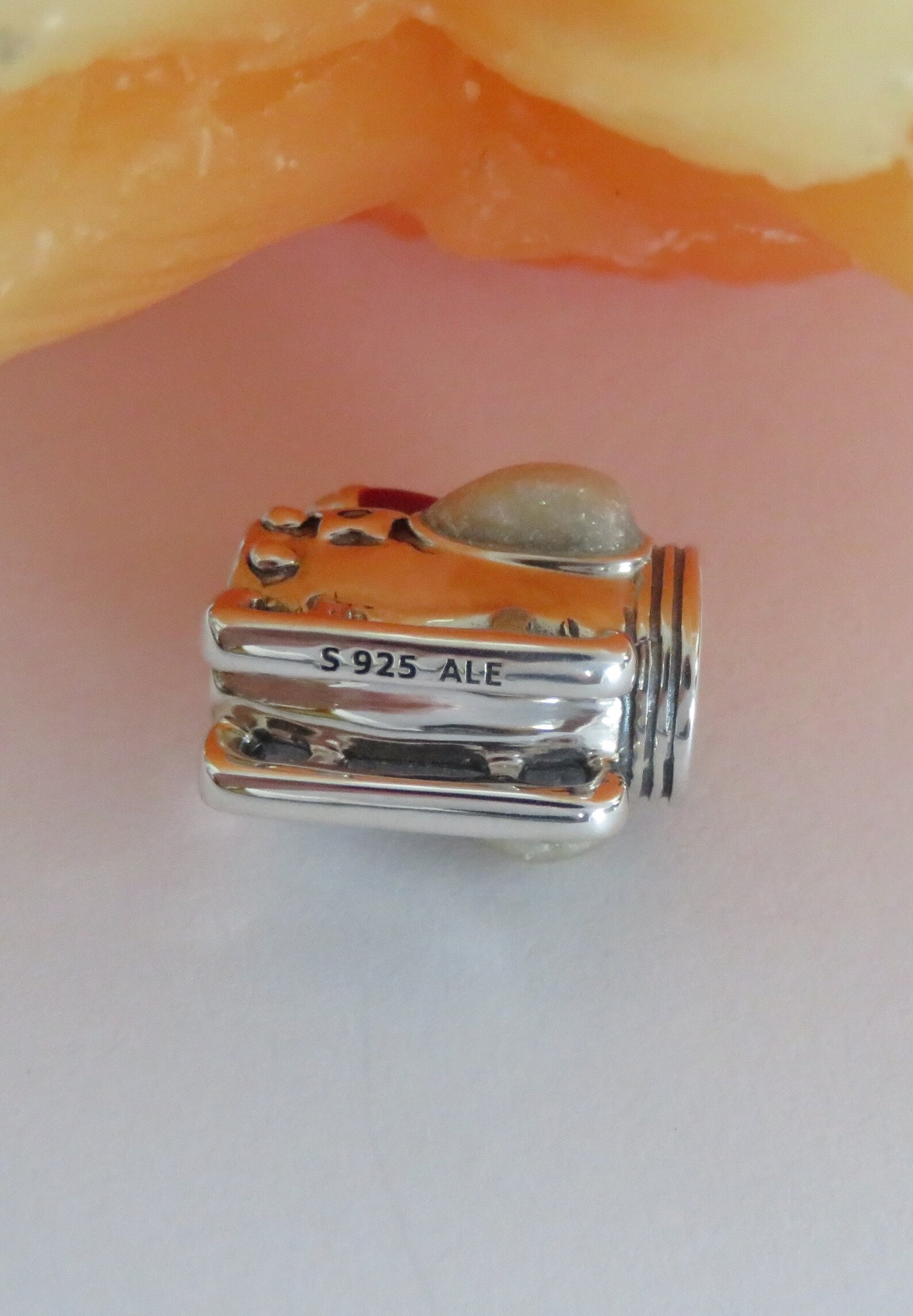 Pandora Sterling Silver Santa in Space Rocket Ship Charm - Etsy