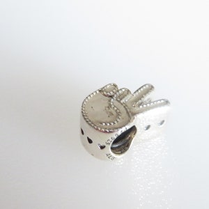Pandora Sterling Silver Symbol of Peace Charm - Etsy