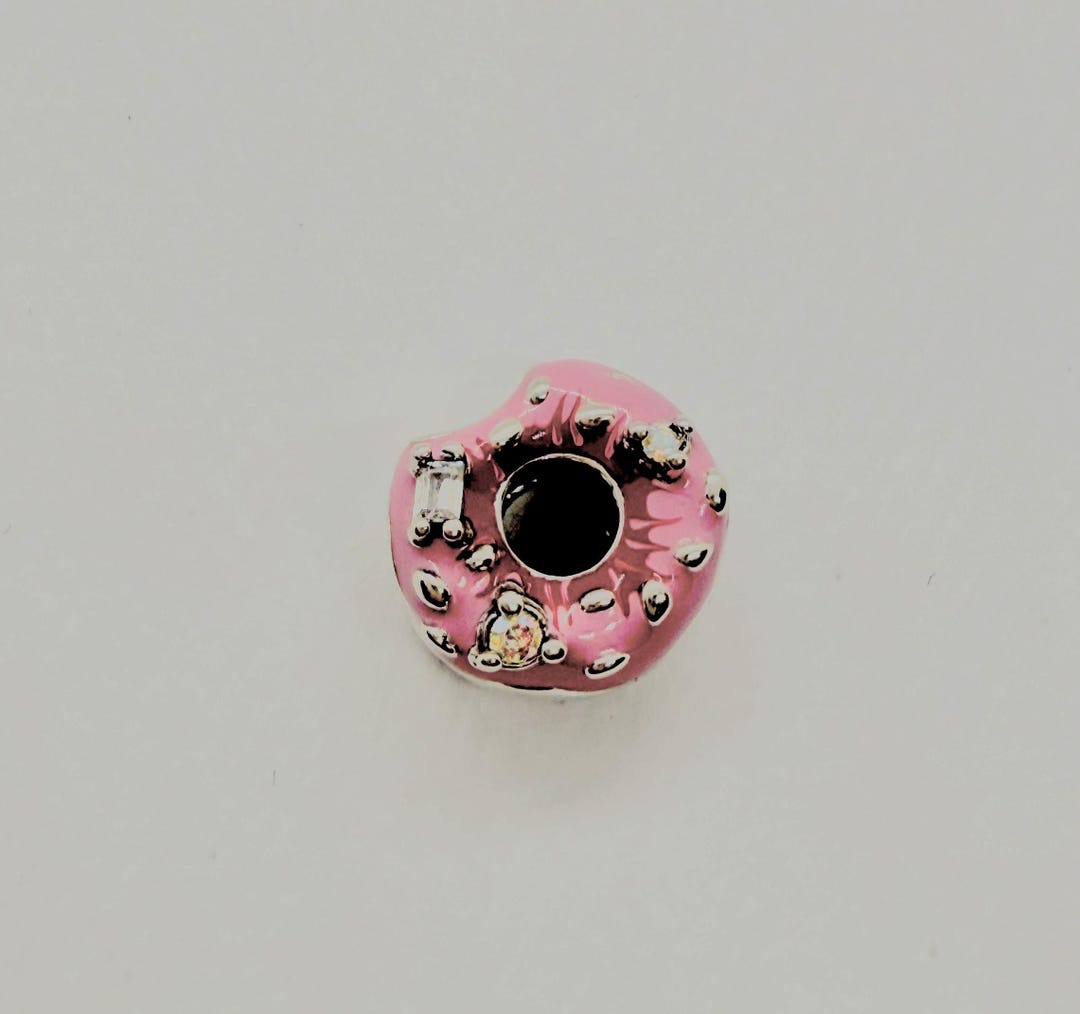 Pandora Sterling Silver Sparkling Sprinkled Donut Charm - Etsy