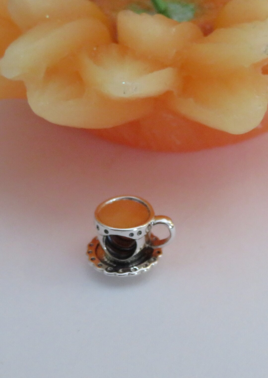 Pandora Sterling Silver Tea Cup & Saucer Charm - Etsy