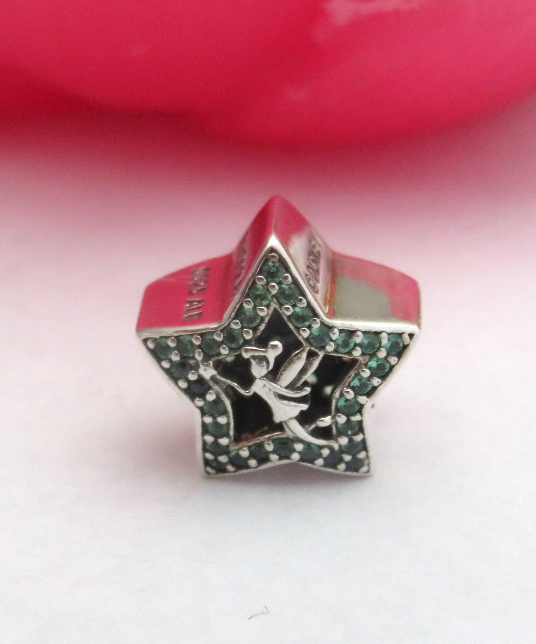 Pandora Sterling Silver Disney Peter Pan Tinkerbell Star Charm - Etsy