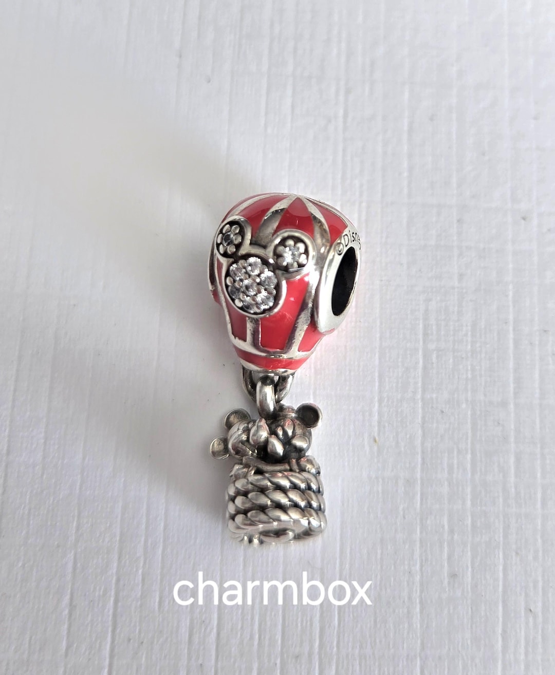Pandora Sterling Silver Disney Mickey Minnie True Love Hot Air Balloon ...