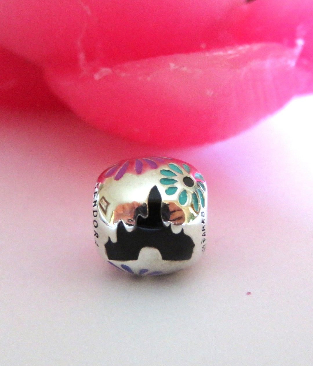 Pandora Sterling Silver Disney Castle Fantasyland Fireworks Charm - Etsy