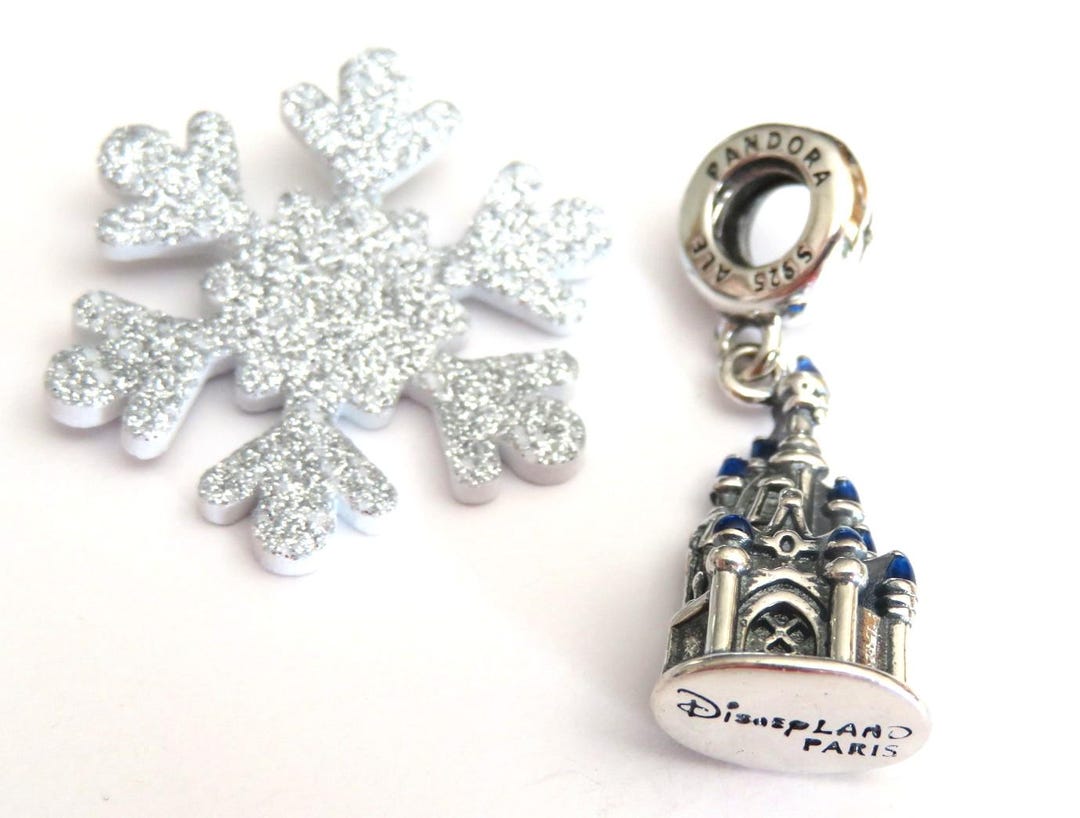 Pandora Sterling Silver Disneyland Sleeping Beauty Castle Paris Blue ...