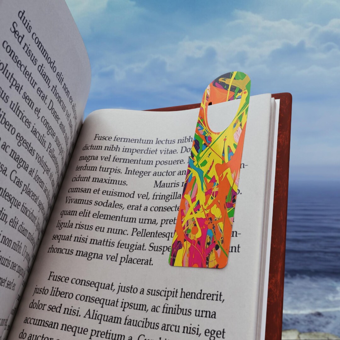 Graffiti Art Bookmark-abstract Neon Paint Chaos, Bold Street Art ...