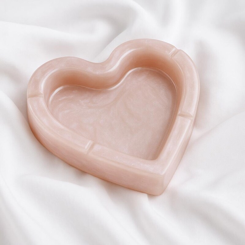 Resin Heart Ashtray - Etsy