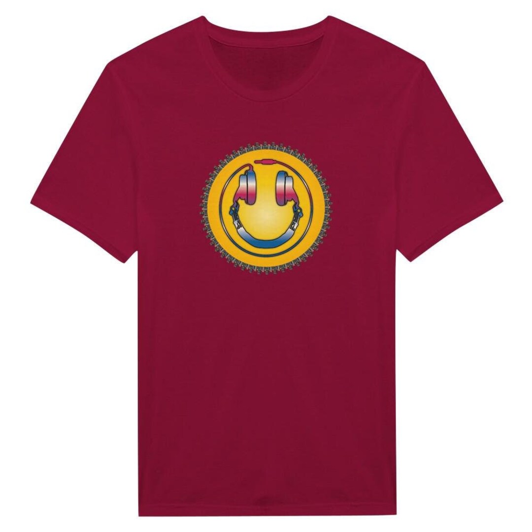 Urban Smiley Face - Headphones - Nino Ts - Classic Unisex Crewneck T ...