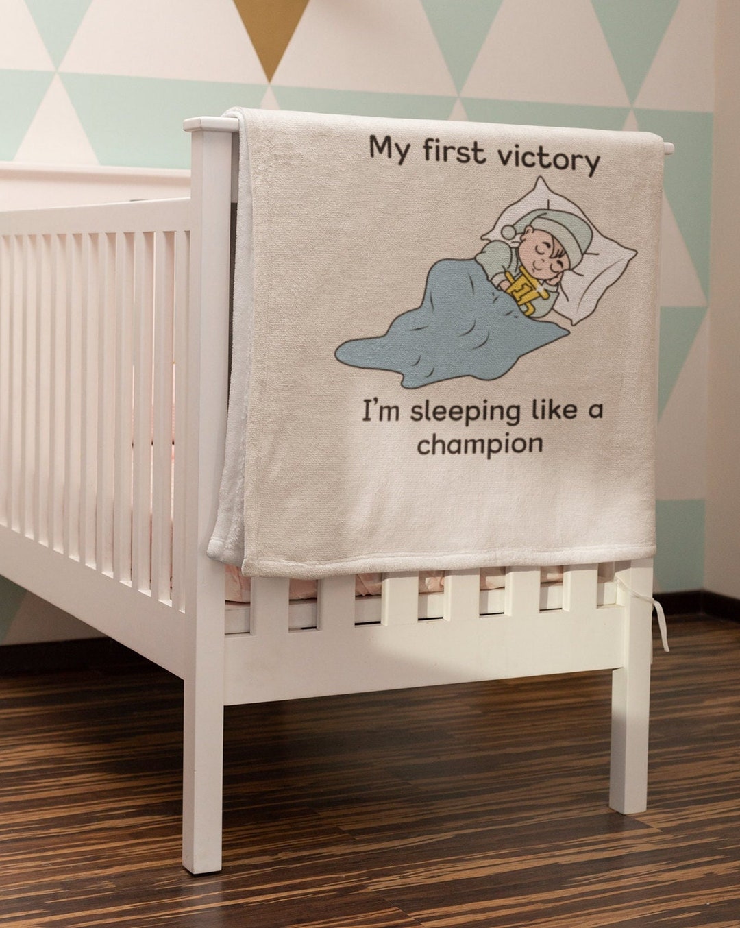 Blanket for Baby Champion Boy - Etsy