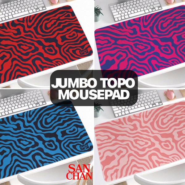 White Topo Mousepad - Etsy