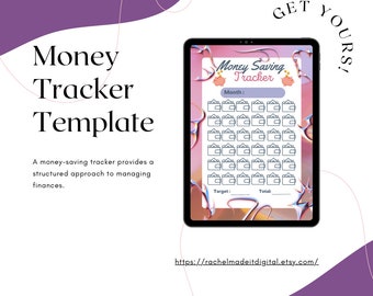 100 Day Money Saving Challenge Tracker | Money Challenge | Canva ...