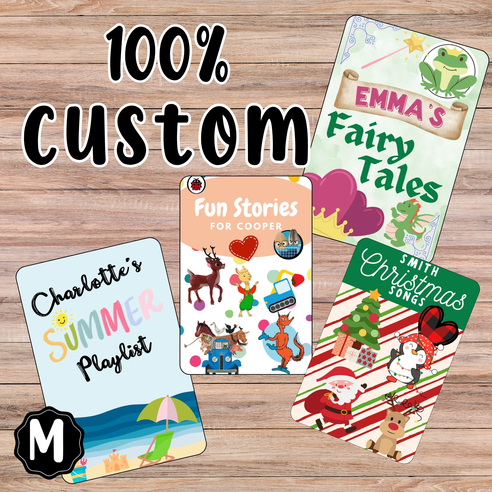 Custom Yoto MYO Card Labels Designed, Printed, & Shipped to You - Etsy