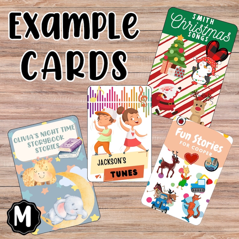 Custom Yoto MYO Card Labels Designed, Printed, & Shipped to You - Etsy