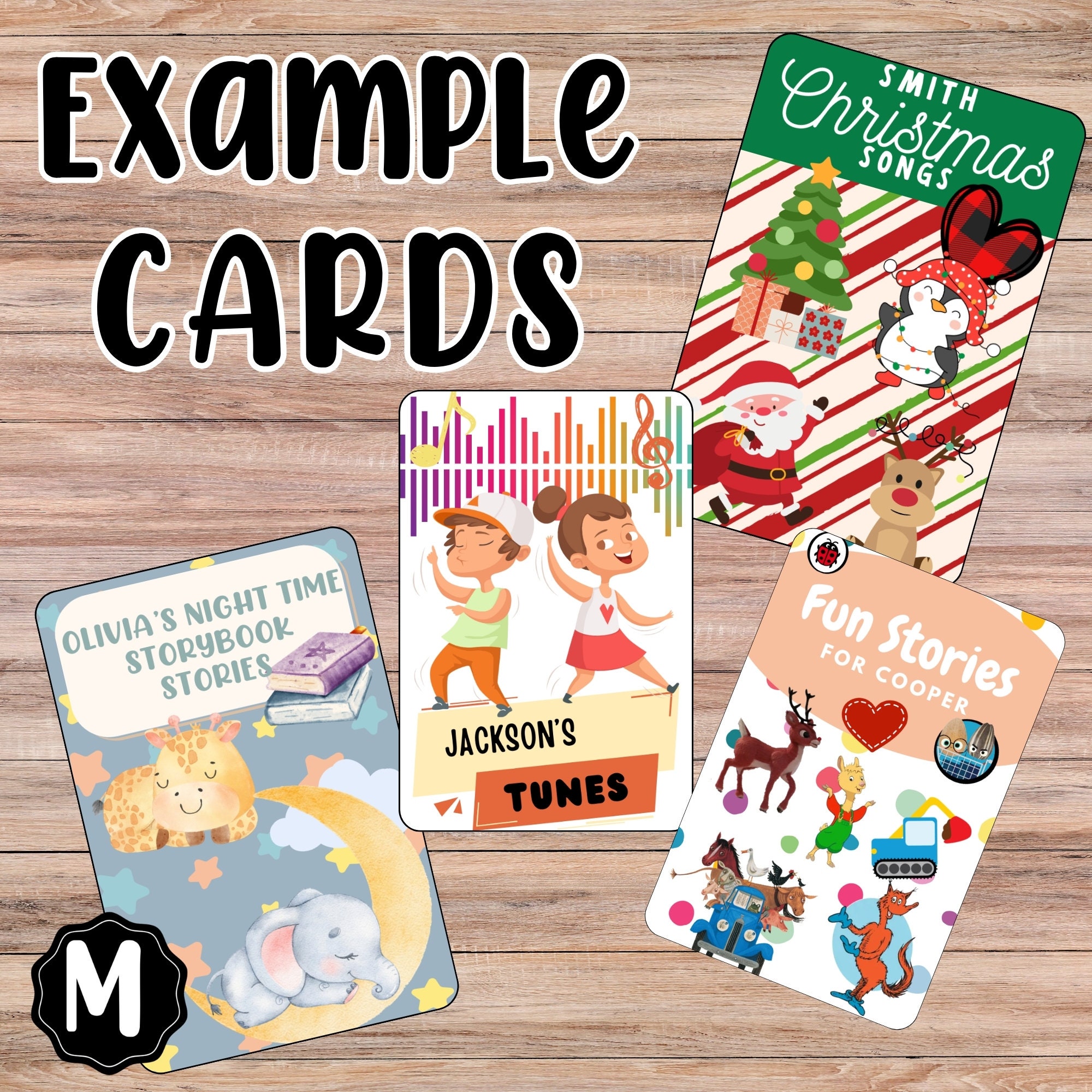 Custom Yoto MYO Card Labels Designed, Printed, & Shipped to You - Etsy