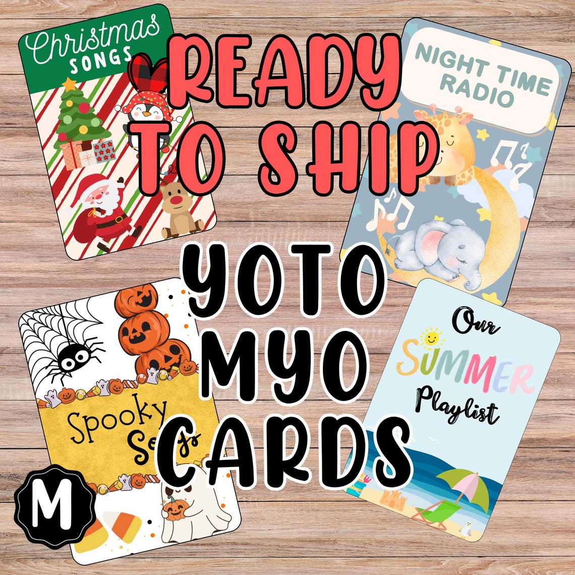 Yoto MYO Card Labels READY to SHIP Various Fun Labels - Etsy