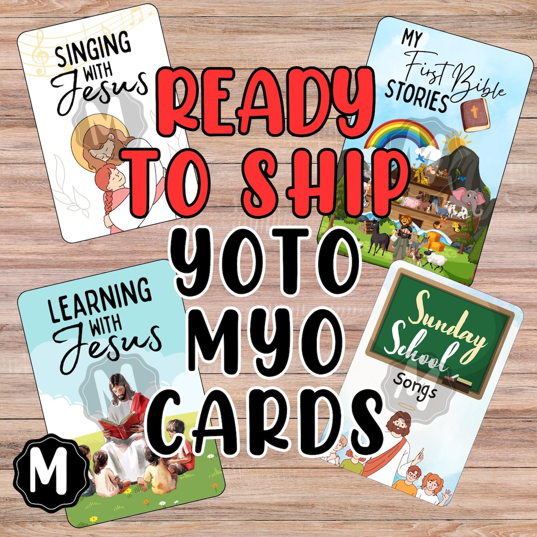 Yoto MYO Card Labels - READY to SHIP - Religious / Christianity - Ships ...