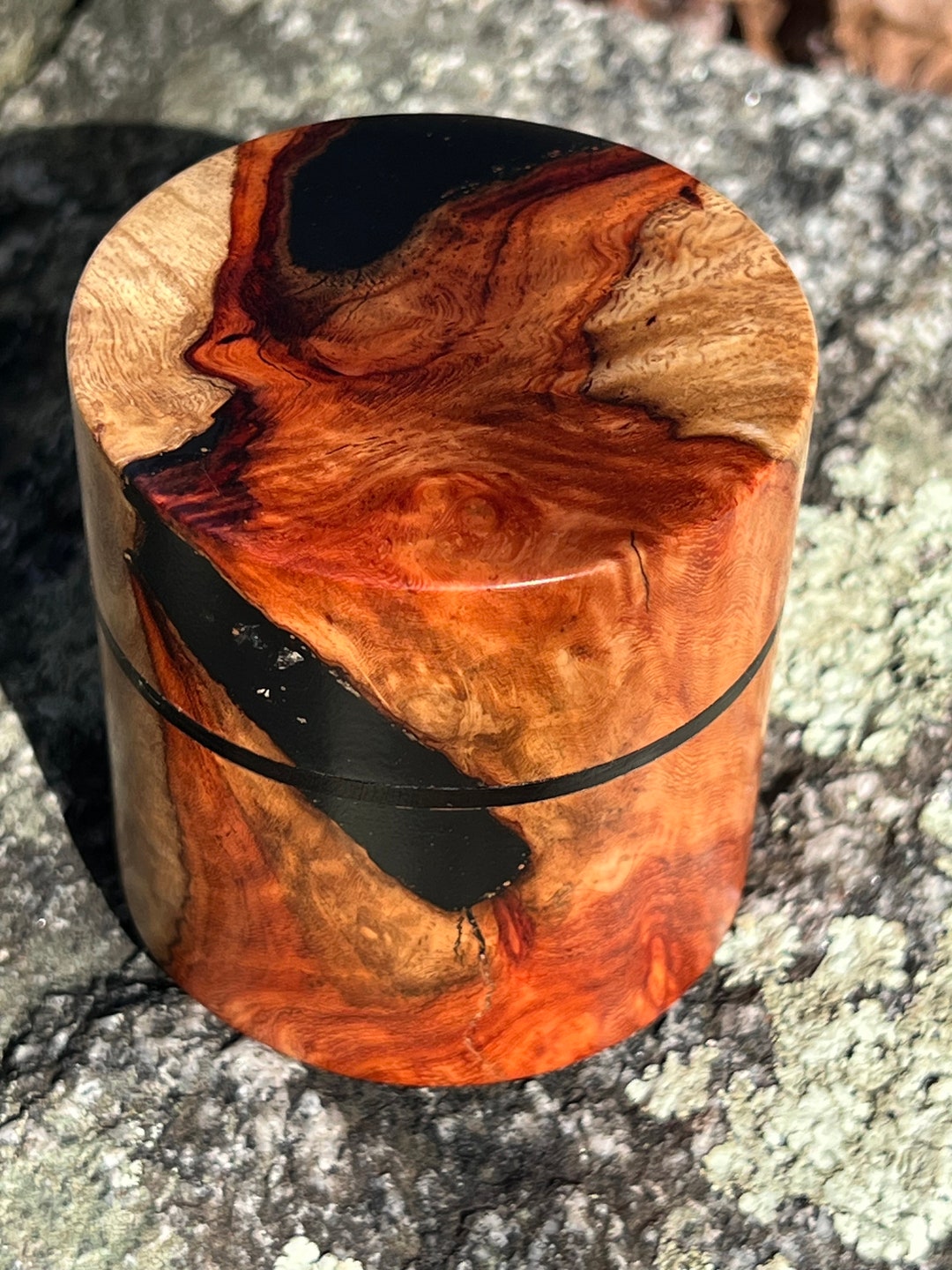 Figured Padauk Box With African Blackwood #0118 - Etsy