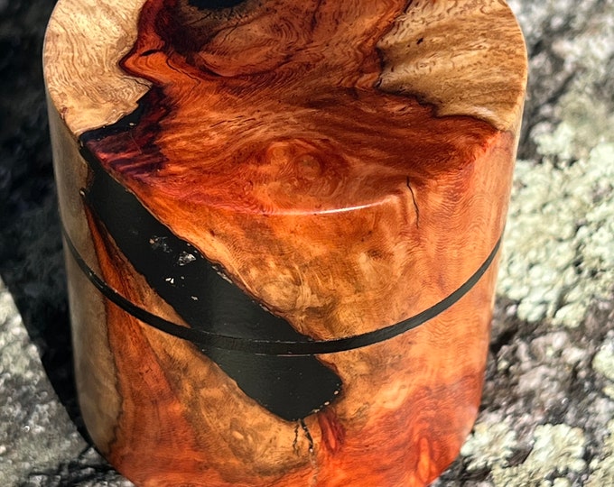 Figured Spalted Maple Box With African Blackwood #0109 - Etsy Canada