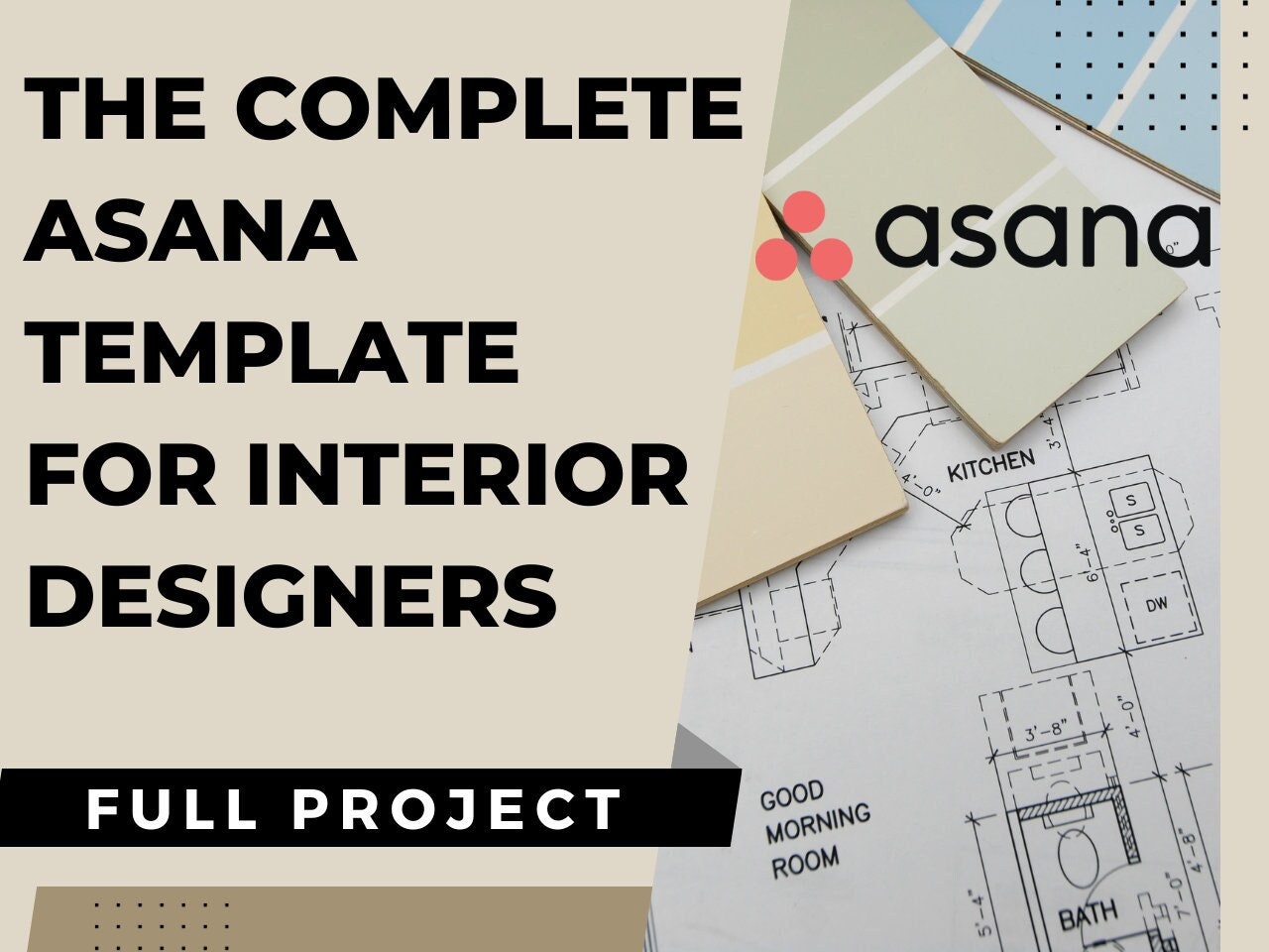 Complete Asana Template for Interior Design Projects - Etsy