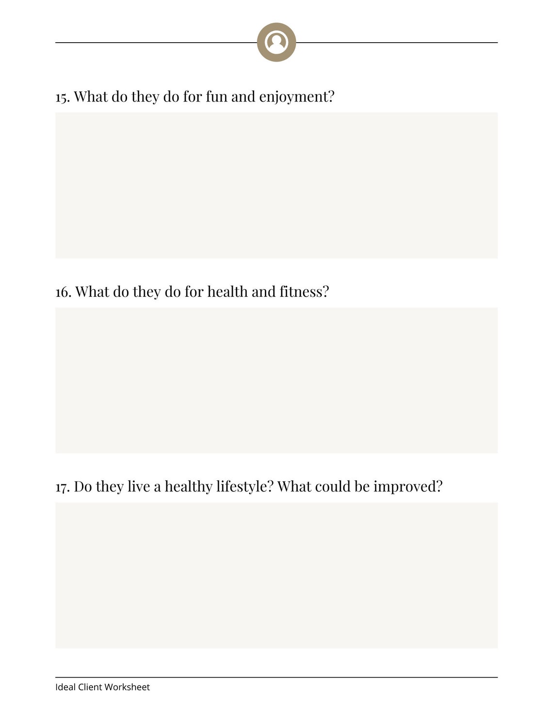 Define Your Ideal Client Workbook - Etsy