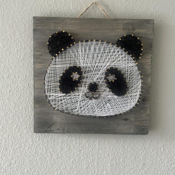 Panda String Art - Etsy