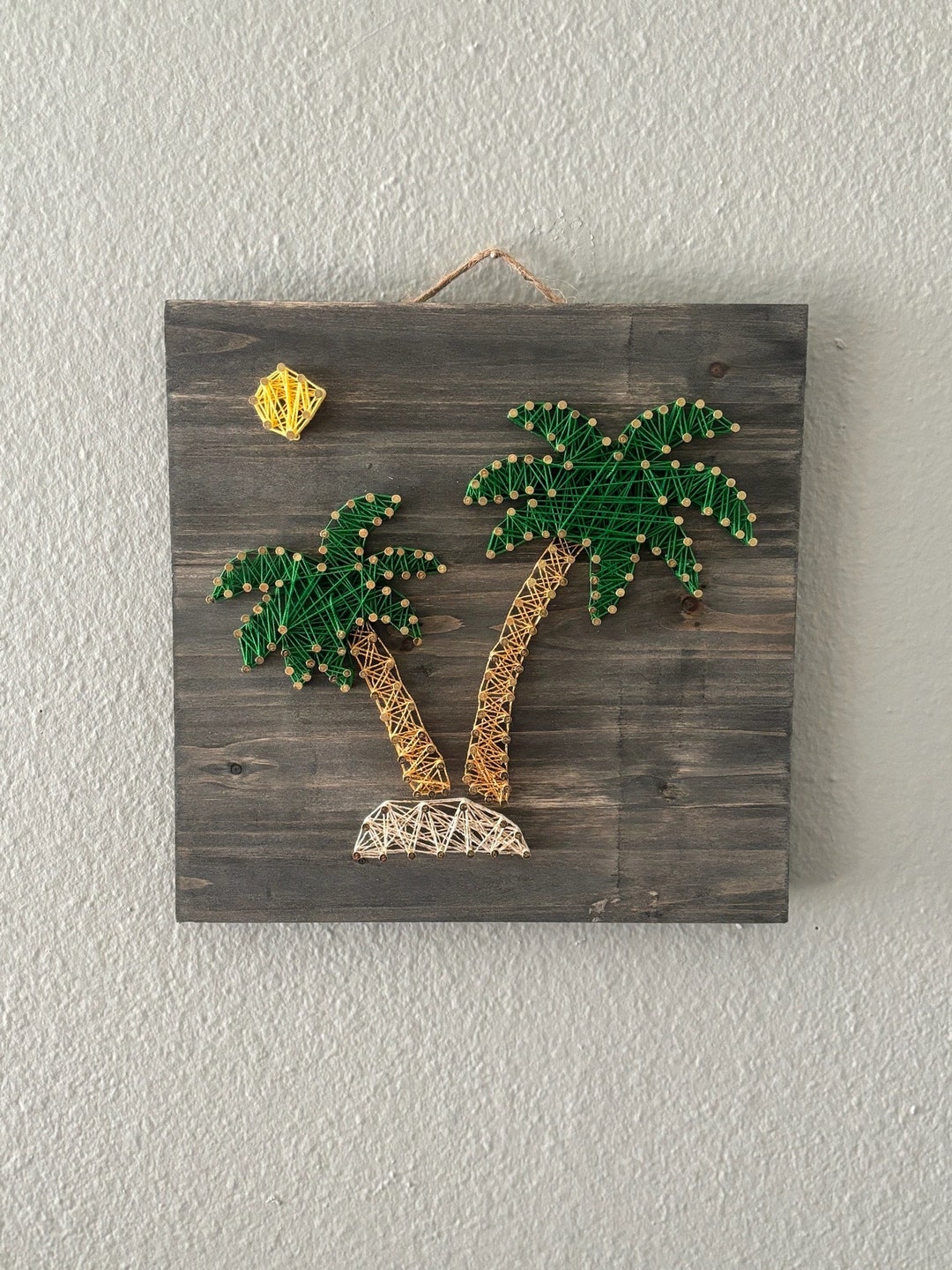 Palm Tree String Art ready to Ship - Etsy