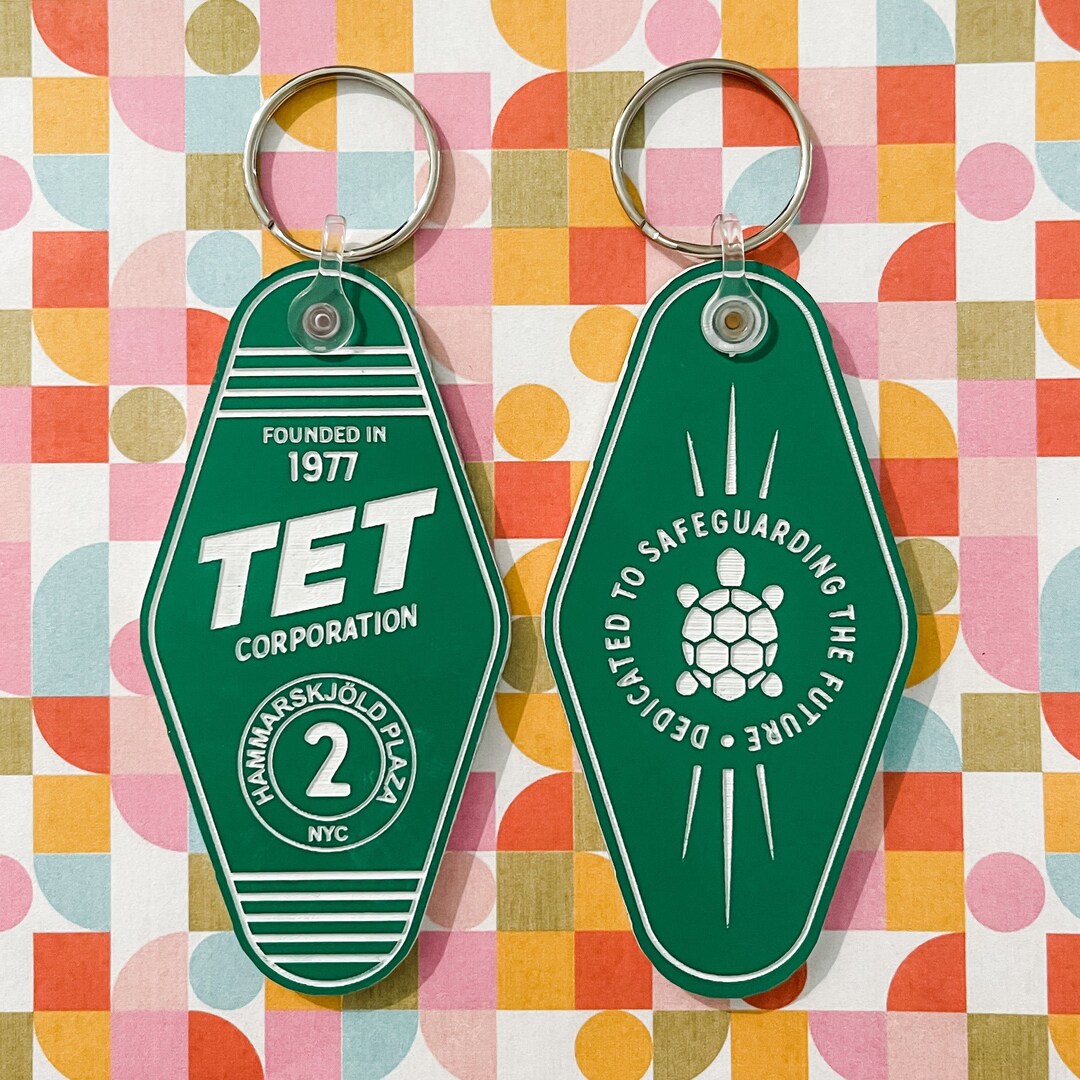 TET Corporation - the Dark Tower Series | Retro Motel Keychain - Etsy