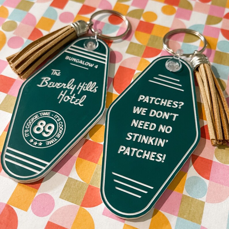 Troop Beverly Hills - Beverly Hills Hotel | Retro Keychain - Etsy