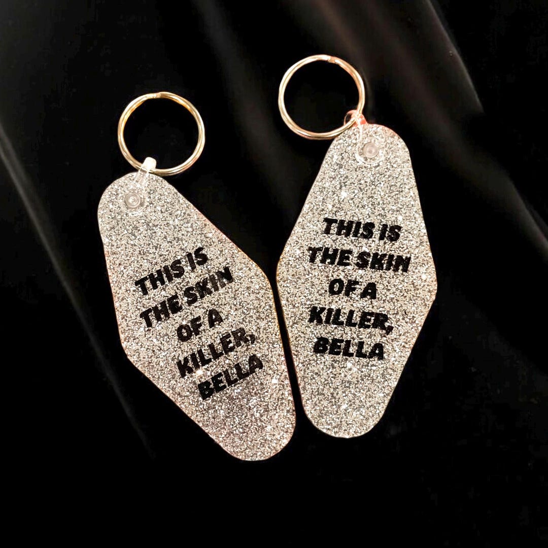 Skin of a Killer | Keychain - Etsy